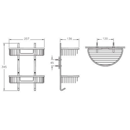 Artema Arkitekta İkili Malzemelik (Krom)A44053 - 965,93 TL